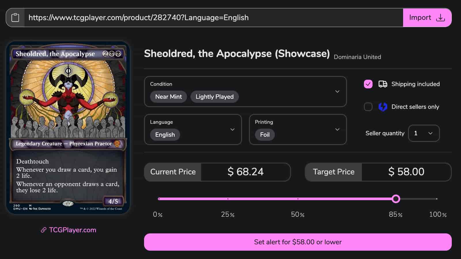 TCG Price Tracker & Instant Price Alerts | TCGPriceAlert