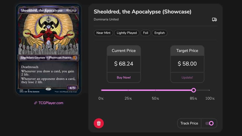 TCG Price Tracker & Instant Price Alerts | TCGPriceAlert